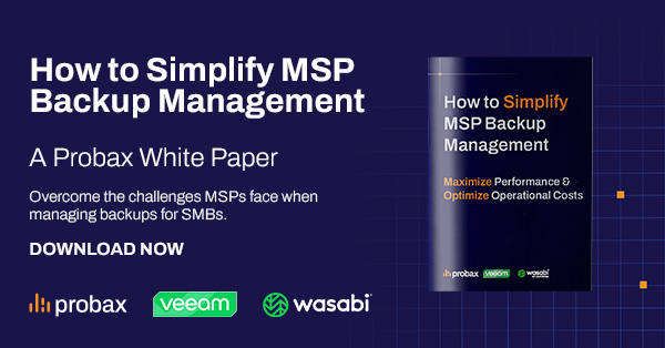 How to Simplify MSP Backup Management White Paper